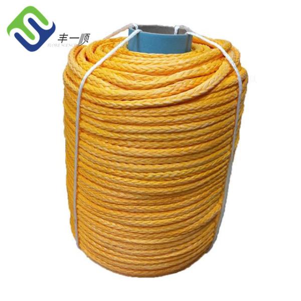 Quality Synthetic Fiber Mooring 12 Strand Uhmwpe Rope Braided For Marine for sale