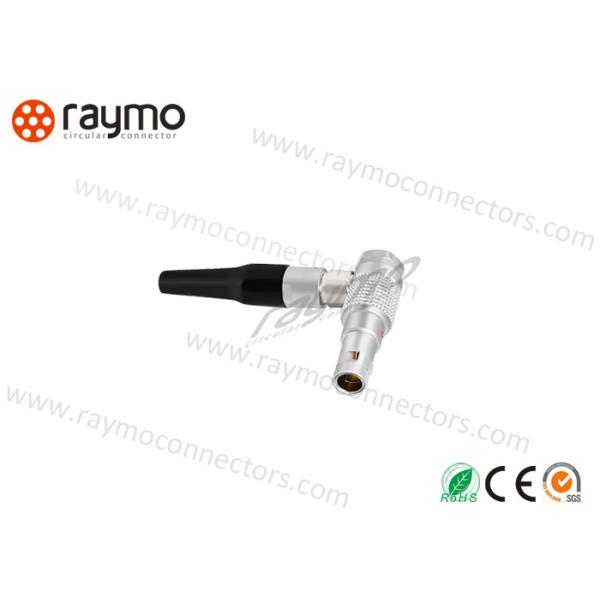Quality Elbow 90 Degree Circular Push Pull Connectors , Cable Mount Connector Multipole for sale