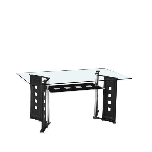 Quality Office Metal Silver Coffee Table 160*90*74CM inch White Round Kitchen Table With Wooden Legs for sale