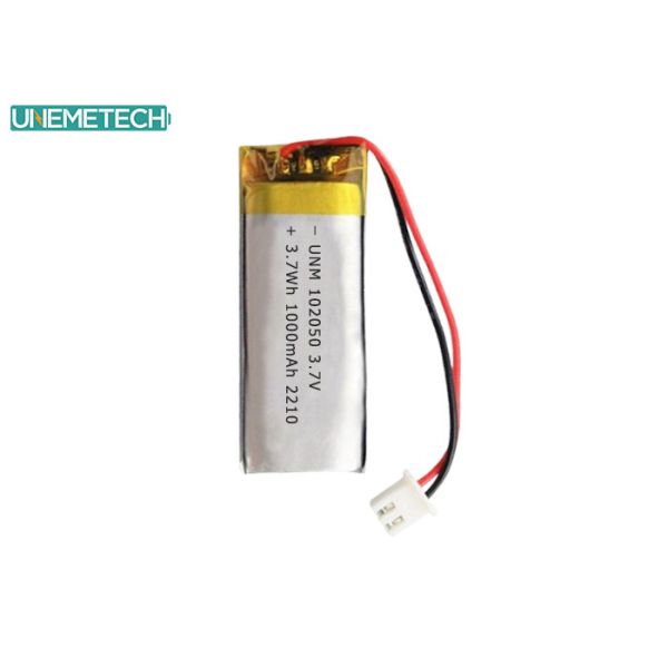Quality Lipo Battery Pack 102050 3.7V 1000mAh Lithium Polymer Battery with IEC62133 Approved for sale