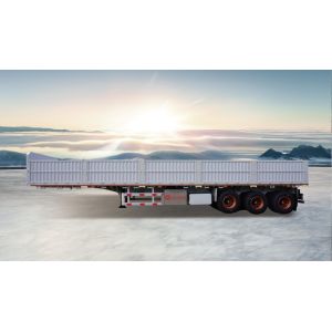 Quality Lucksun Side Tipping Dump Semi-Trailer 70T Capacity WABCO Brakes for sale