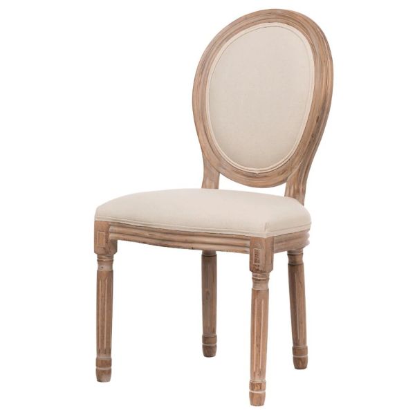 Quality Solid Wood Upholstered Wedding Chair Customize for Commercial in Walnut/Natural/White for sale