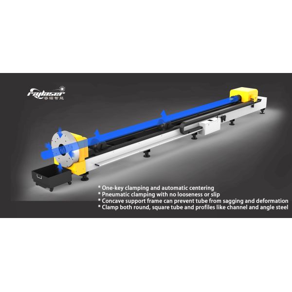 Quality Industry CNC 1000w Metal Tube Fiber Laser Cutting Machine steel tube laser cutting machine aluminium laser cutting machine for sale