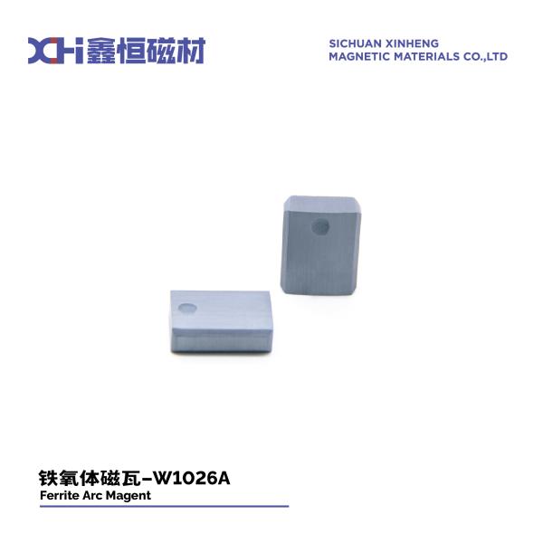 Quality Fine Processing And Grinding Molding Permanent Magnet Ferrite For Fan Motor W1026A for sale