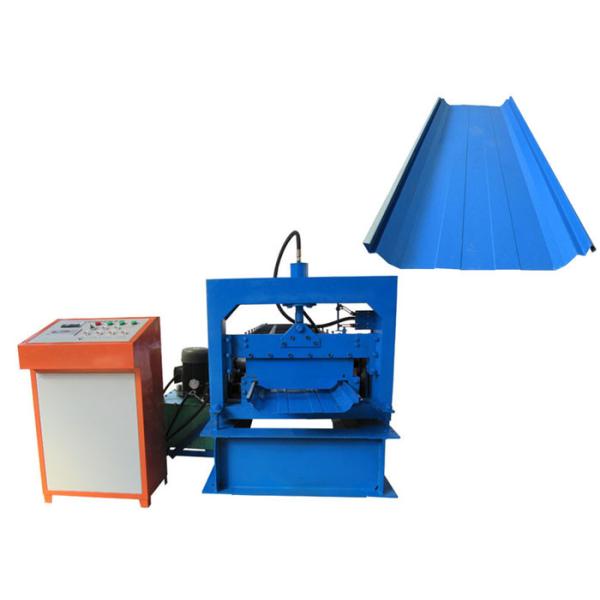 Quality Aluminum Profile Standing Seam Roll Forming Machine Joint Hidden Type Chain Size 27mm for sale