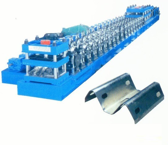 Quality Gear Box Transmission Guardrail Roll Forming Machine Punching Press Automatic for sale
