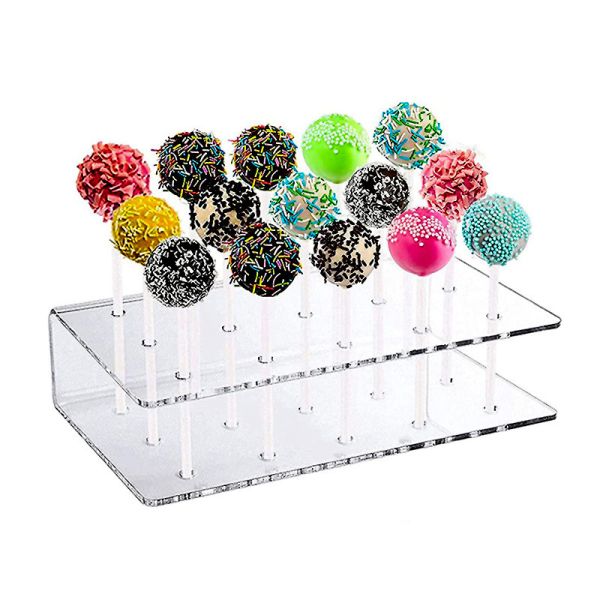 Quality Custom Thick Clear Acrylic Lollipop Display Stand , Acrylic Candy Holder For Store for sale
