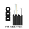china Ftth Optical Fiber 2 Core Outdoor FTTH Drop Cable G657A2 Fiber Optic Drop Cable
