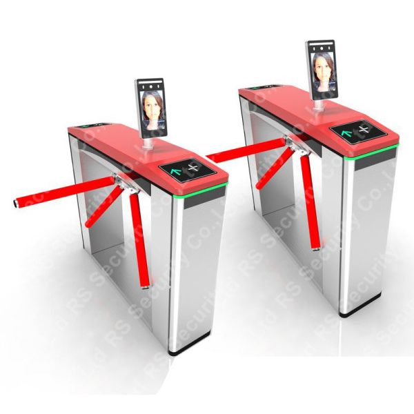 Quality Durable Modeling Tripod Turnstile Gate Semi Automatic Waist Height Barrier  For Access Control for sale