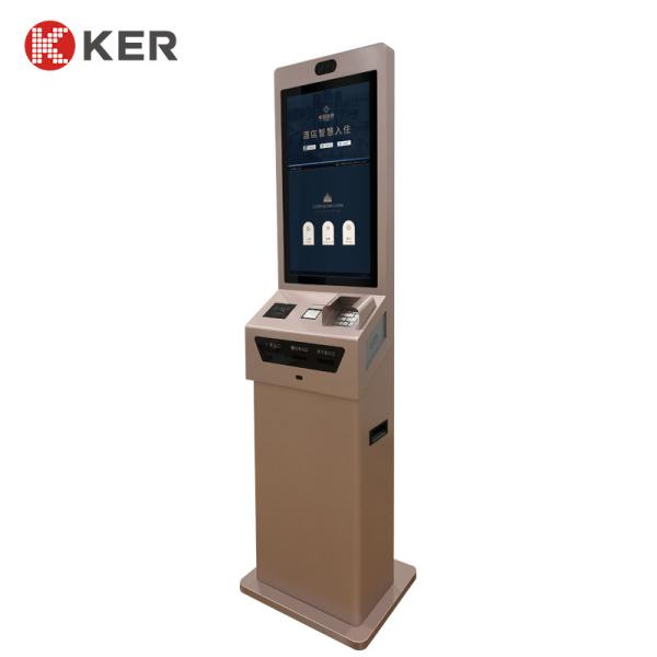 Quality Room Cards Dispenser 27 Inch Hotel Self Check In Kiosk for sale