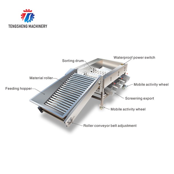 Quality Automatic Citrus Apple Grading Machine Potato Sorting Equipment Food Processor for sale
