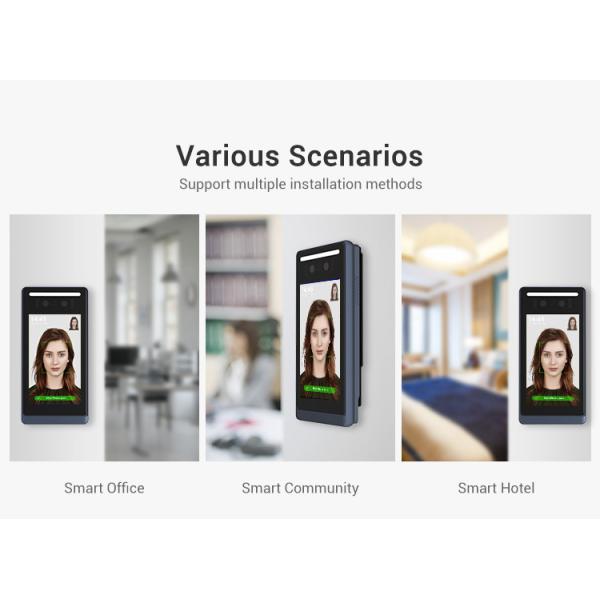 Quality Employee Time Clock Face Recognition Biometric System 0.5-1.5m For Office for sale