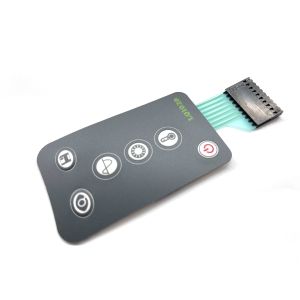 Quality Key Pad Instrument Tactile Membrane Switch With 2.54MM Pitch Female Connector for sale