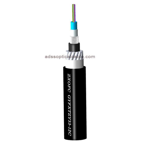 Quality Armored Submarine Fiber Optic Cable , Unitube Non Metallic Sheathed Cable for sale