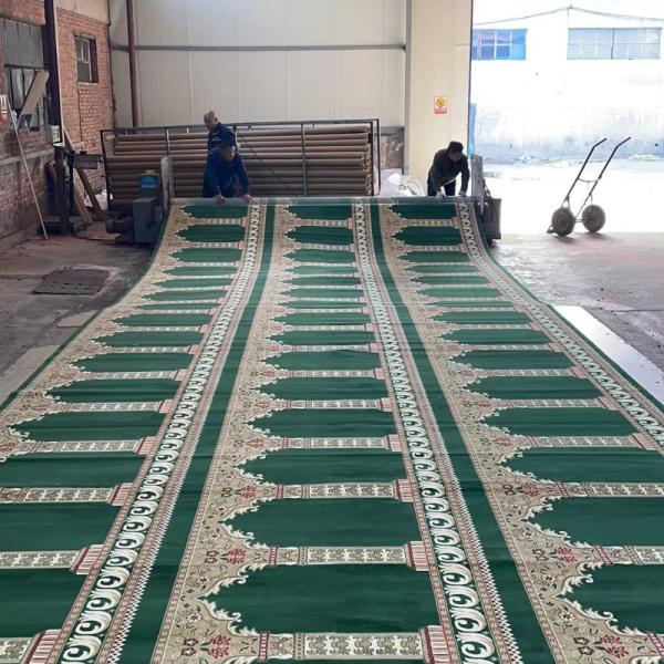 Quality Best Prices for MACHINE MADE Wall to Wall Mosque Carpet Upgrade Your Mosque Now for sale