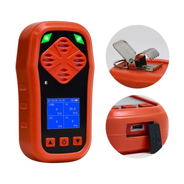 Quality CE Portable Multi Gas Detectors 4 In 1 With LCD Display / Rechargeable Lithium Battery for sale