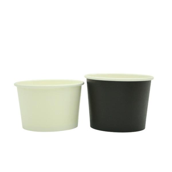 Quality Disposable Kraft Ice Cream Cups 11Oz For Dessert Snack Frozen Yogurt Soup for sale