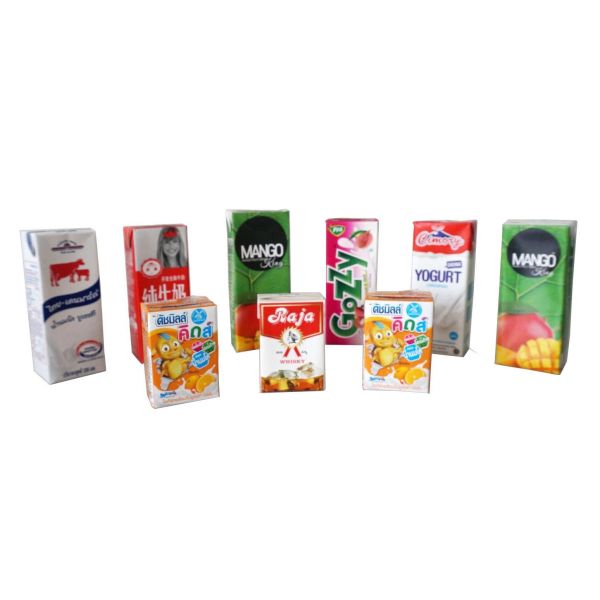 Quality 7500 PPH 100ml Aseptic Carton Filling Machine with Straw Applicator For Milk for sale