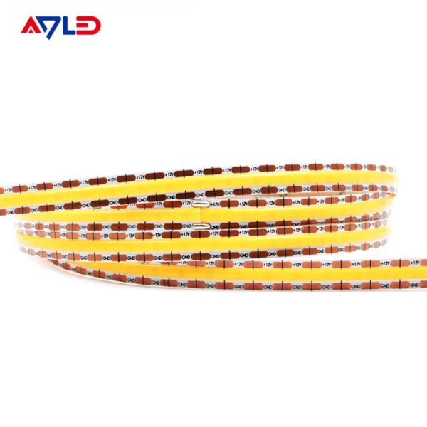Quality High Density COB LED Strips Lights Dot Free Flexible Cuttable Connectable 12V for sale
