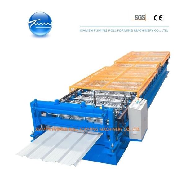 Quality Powerful Roofing Sheet Roll Forming Machine 15KW High Efficiency for sale