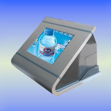 Quality Space Saving Desktop Kiosk With Durable Steel Enclosure IR Touchscreen TFT LCD for sale