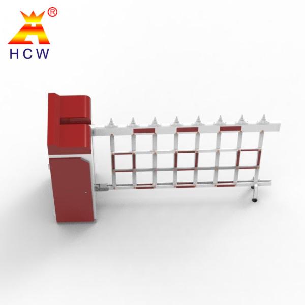 Quality Intelligent Parking Lot Airborne Boom Barrier 160W Brushless DC Motor Fence Type for sale