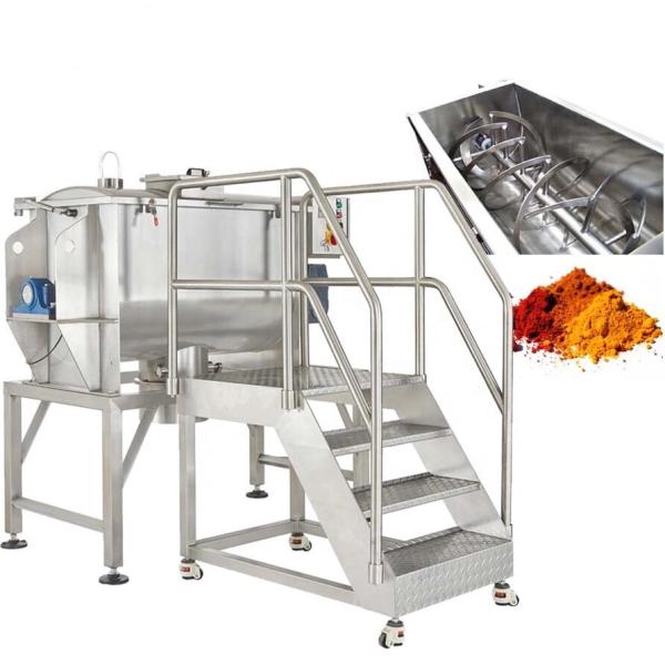 Quality Spice Powder Horizontal Trough Mixer Industrial Ribbon Blender Masala Blending Machine for sale