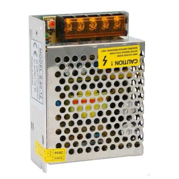 Quality Over-voltage Protection 110V/AC 220V DC 12V 5A Switching 60W LED Power Supply for sale