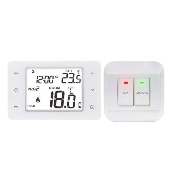 Quality Weekly Programmable Smart Home Touch Screen Wireless Room Thermostat for sale