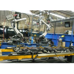 Quality Road Marking Machine Robotic Automation Systems With Double Station Layout for sale