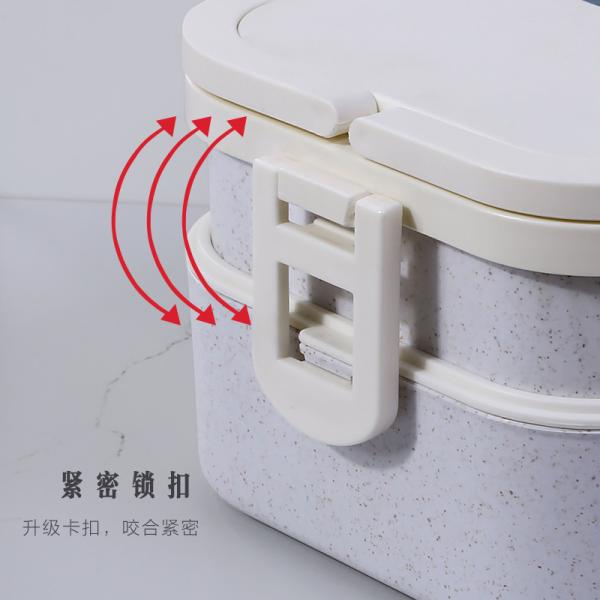 Quality Bento Wheat Straw Lunch Box for sale