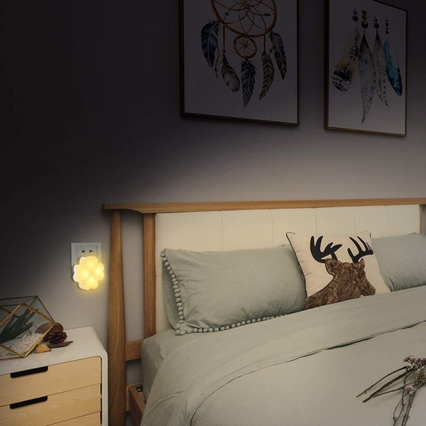 Quality 4LEDs Night Light Socket Induction Night Light For Children Room for sale