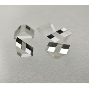 Quality Cube Or Triangle Optical CVD Diamond Prism Mono / Single Crystalline CVD Diamond for sale