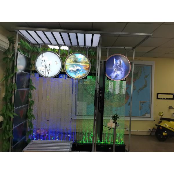 Quality newest creative design round led display with different size for advertising, for sale