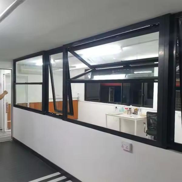 Quality Thermal Insulation Soundproof Aluminum Folding Window with 1.4mm Frame Thickness for sale