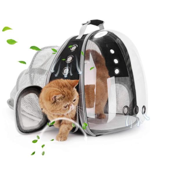 Quality Expandable Cat Capsule Backpack Transparent Dog Bubble Backpack for sale