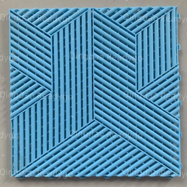 Quality SILK Strength car grate plastic modular interlocking tiles PP garage floor tiles for sale