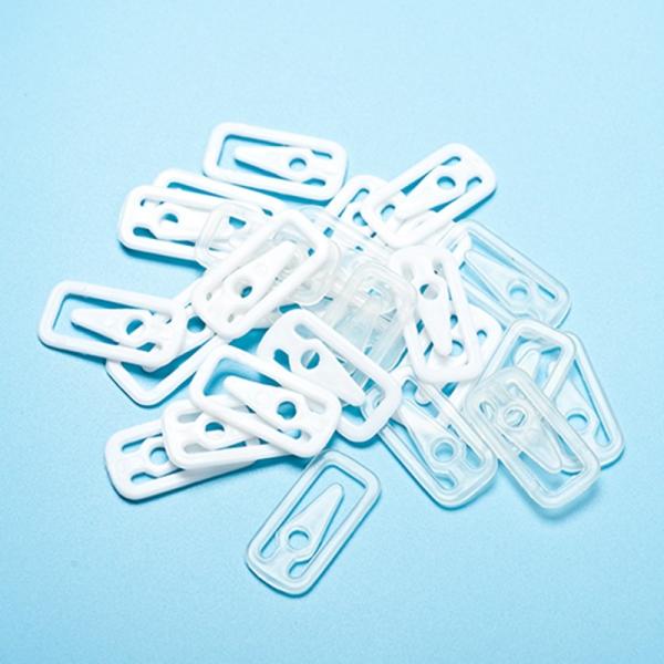 Quality Clear Small Square Plastic Cloth Shirt Clips for sale