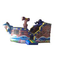Quality Commercial Grade Inflatable Dry Slide for Pirate Ship Theme for sale