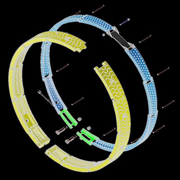 Quality Run Flats Bands Device For Refitted Bullet Proof Vehicles Heavy Duty Wheels for sale