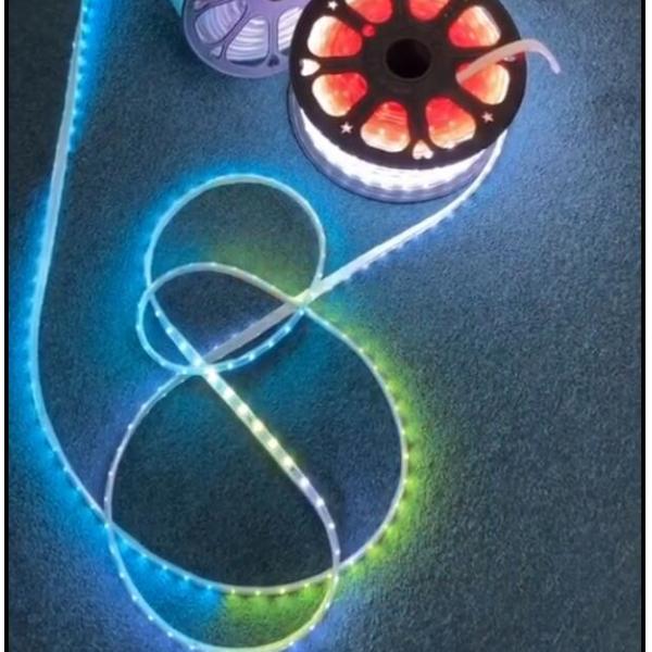 Quality 50m roll Christmas light strip DC24v SMD5050 LED strip RGB led light WIFI smart for sale