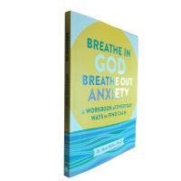 Quality Breathe in God , Breathe Out Anxiety 7''X9'' Softcover Book with Matte Lamination and Spot UV on 4C/4C 120GSM Woodfree for sale