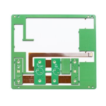 Quality 4 Layer HDI Rigid Flex PCB Board Immersion Gold 4mil Green Solder Mask for sale