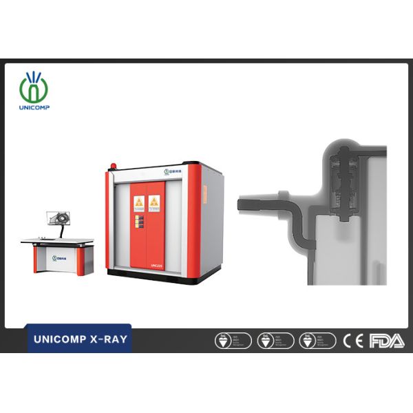 Quality Unicomp UNC225 X-Ray Machine Identifies Flaws in Power Resin with 0.4mm/1.0mm Focal Size at 225kV for sale
