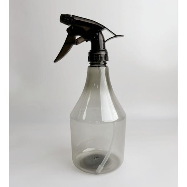 Quality 600ml Home Water Spray Blue/Green Plastic Trigger Sprayer Transparent Bottle for sale