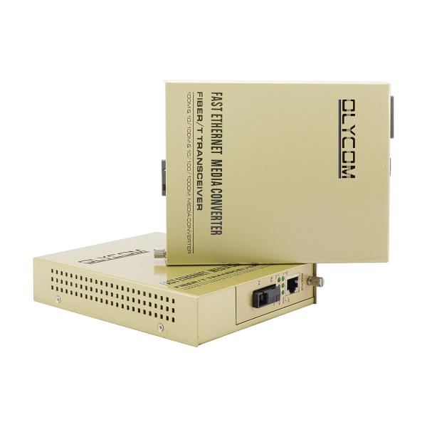 Quality WDM Media Converter 100Mbps Rack Mount Fiber Copper Extender Unmanaged for sale