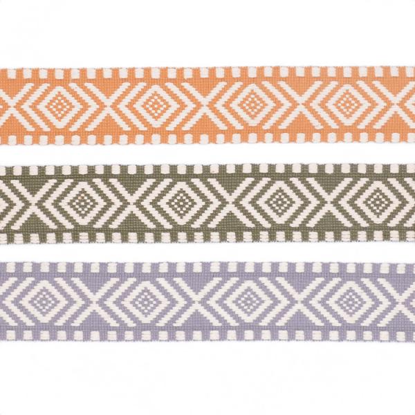 Quality Home Textile 4cm Polyester Jacquard Ribbon Trim for sale