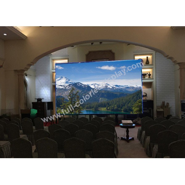 Quality P6 Rgb Indoor Fixed Led Display Rental / Stage Led Screens Wide Viewing Angle for sale