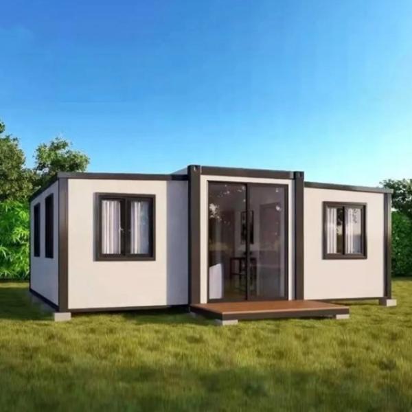 Quality Fast Build Standard Double Wings Folding Expandable Container House Movable for sale
