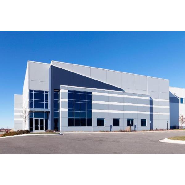 Quality Large Span Prefabricated Steel Buildings Prefab Metal Warehouse Workshop Office for sale